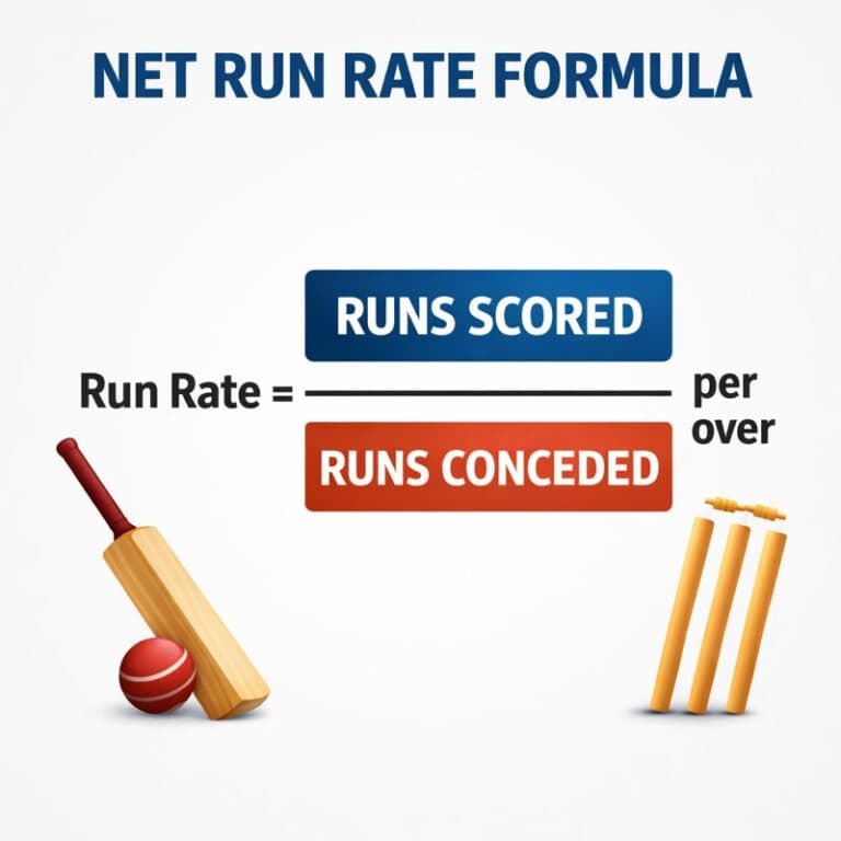 What Is Net Run Rate (NRR) in Cricket? Formula & Examples